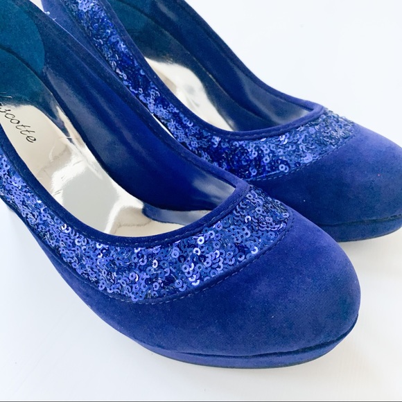 Mascotte | Shoes | Mascotte Royal Blue Heels Sogo2 | Poshmark